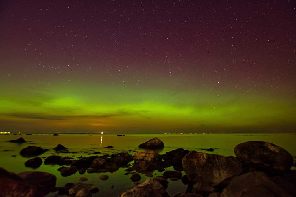 Polarlichter auf Rügen